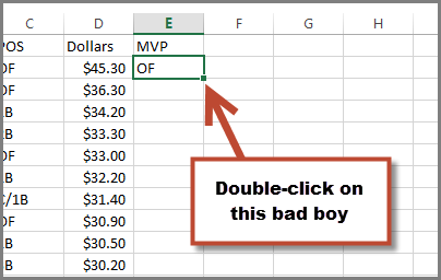 How to Create a Position Cheat Sheet in Excel | RotoGraphs Fantasy Baseball